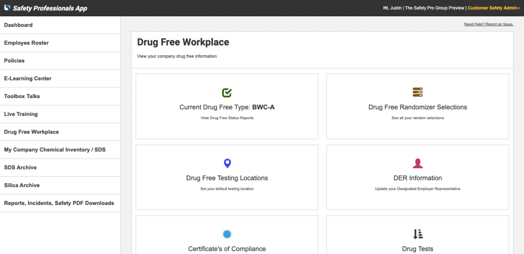 Drug Free Workplace With The Safety Pro Group